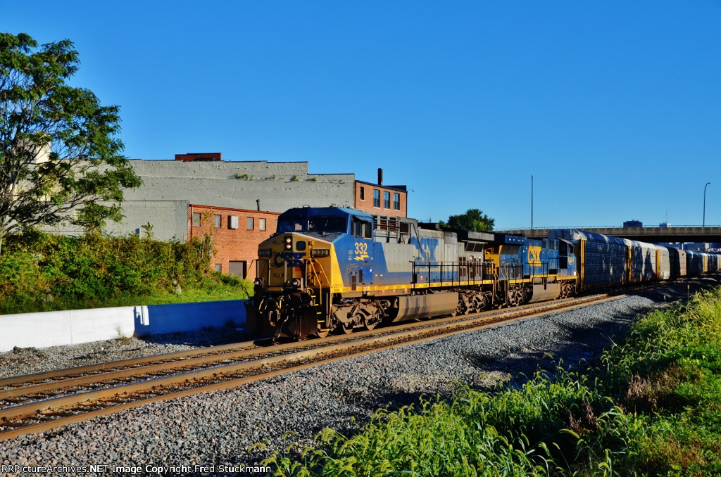 CSX 332 steps out of the shadows.